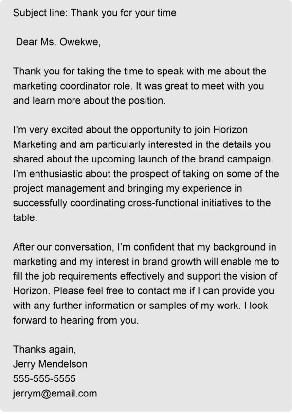 How to Write the Best Follow Up Email After Interview: 10+ Sample ...