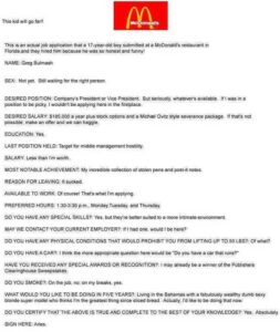 The 30 Funniest Resumes and Job Applications We’ve Ever Seen