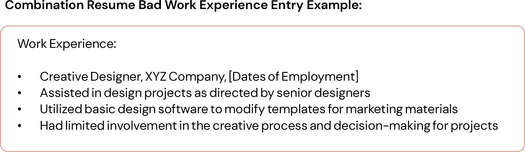 Combination Resume Guide- With Templates & Examples - CEOMichaelHR Services